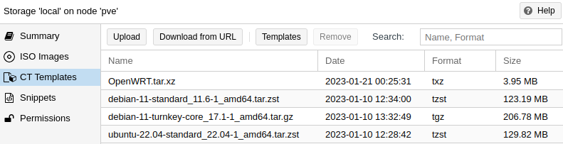 OpenWRT as LXC in Proxmox – DFT Wiki